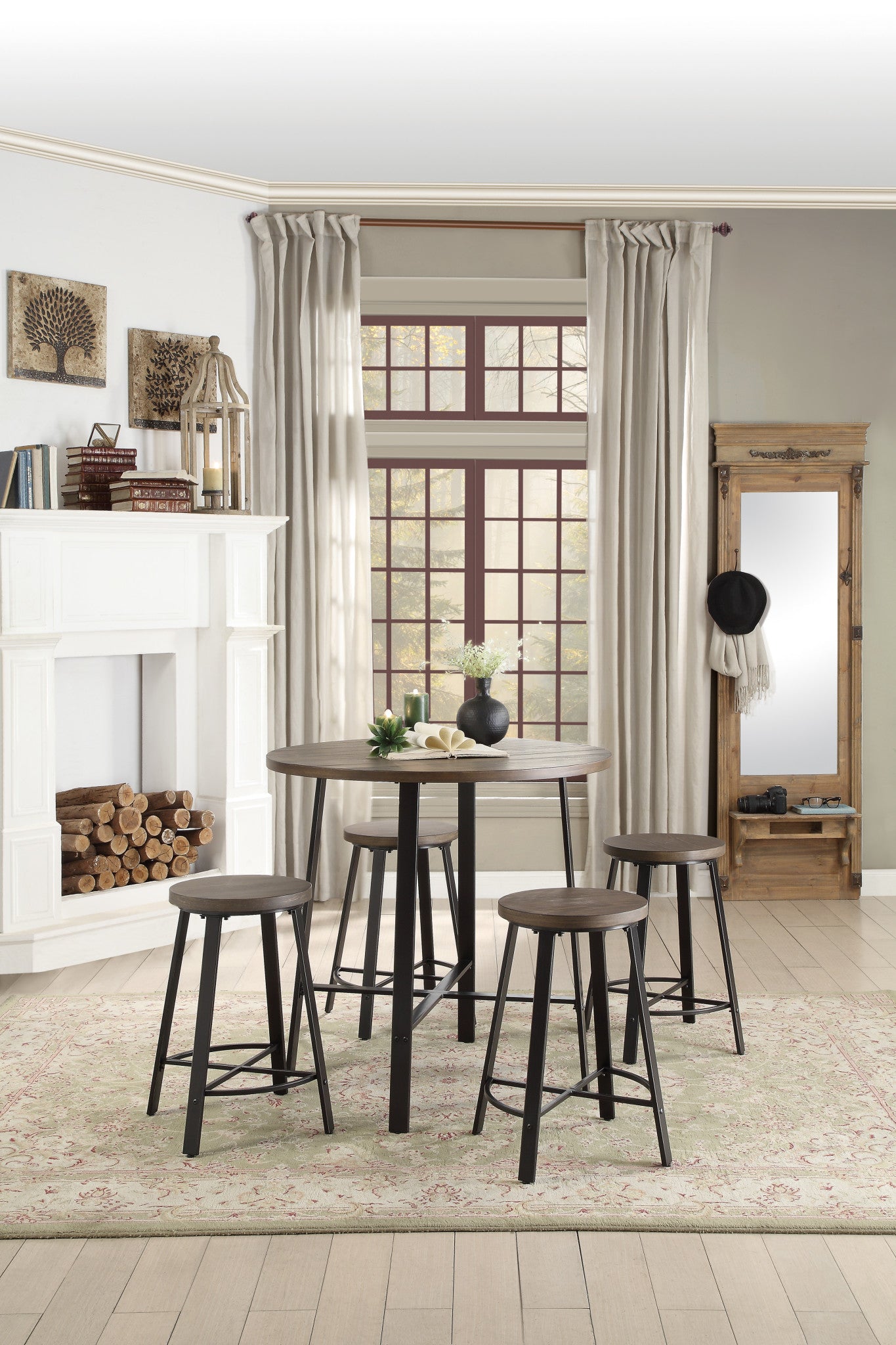 Round Counter Height Table – Top-Line Furniture